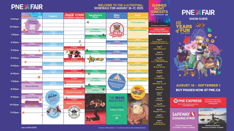 Plan Your Day at the PNE Fair - PNE