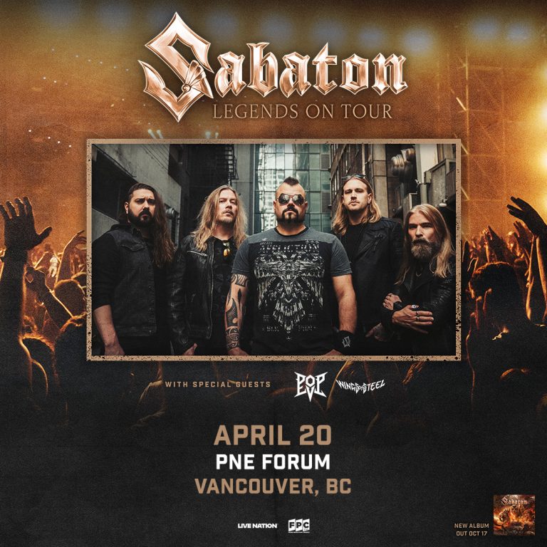 Sabaton: Legends on Tour - PNE