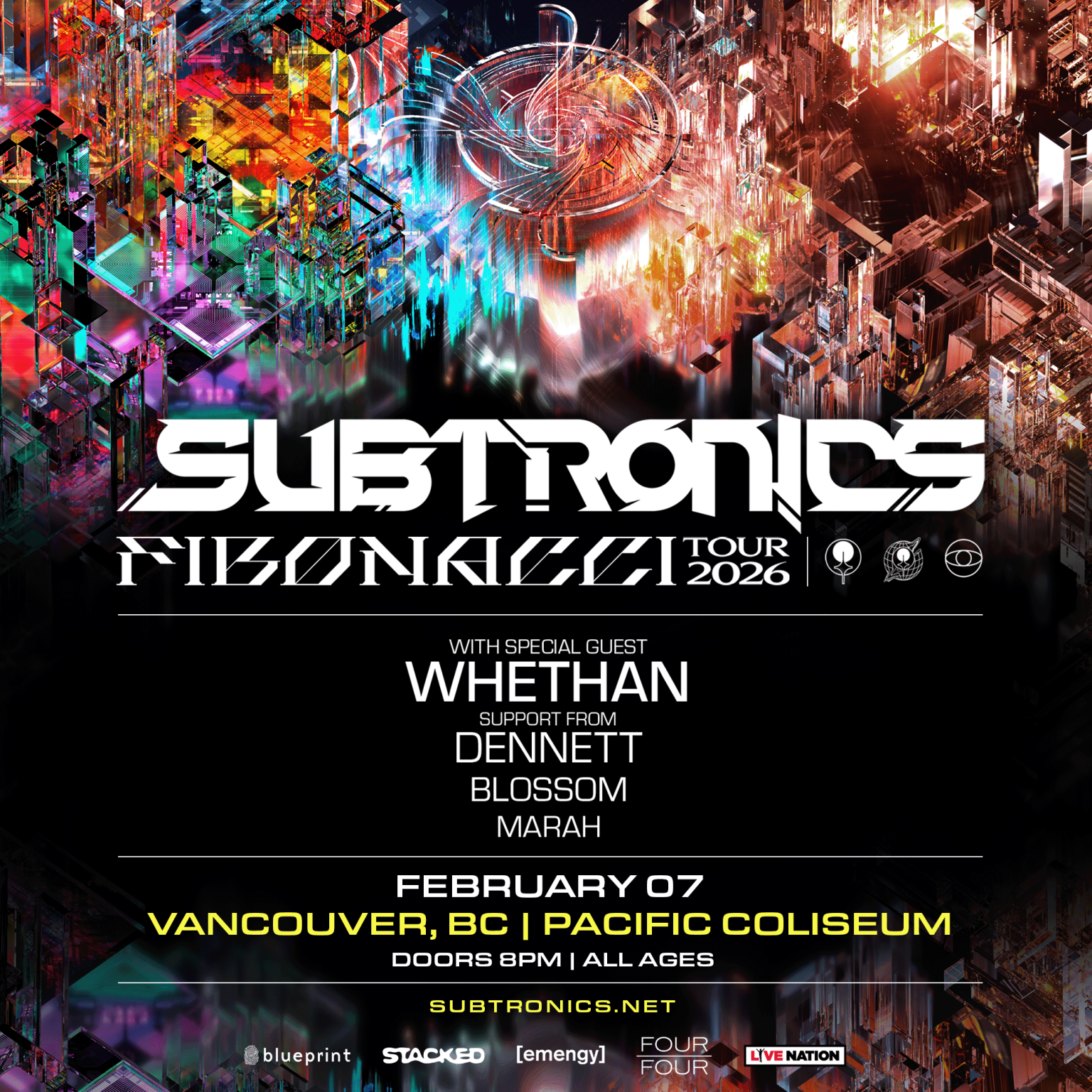 Subtronics: Fibonacci Tour 2026 - PNE